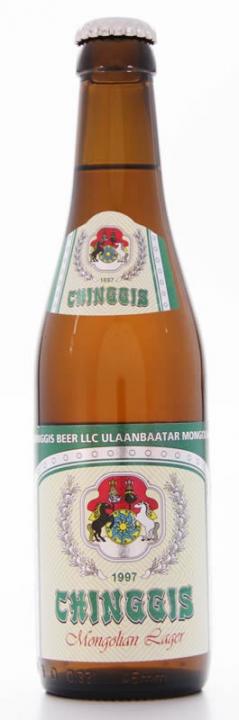 CHINGGIS Mongolian Lager 24 x 330 ml / 5 % Mongolei - drink-shop.ch